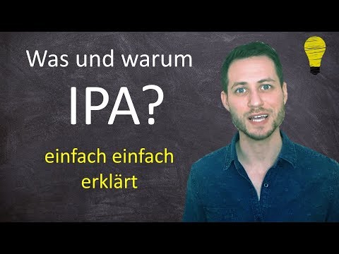 Was ist IPA? Lautschrift einfach erklärt
